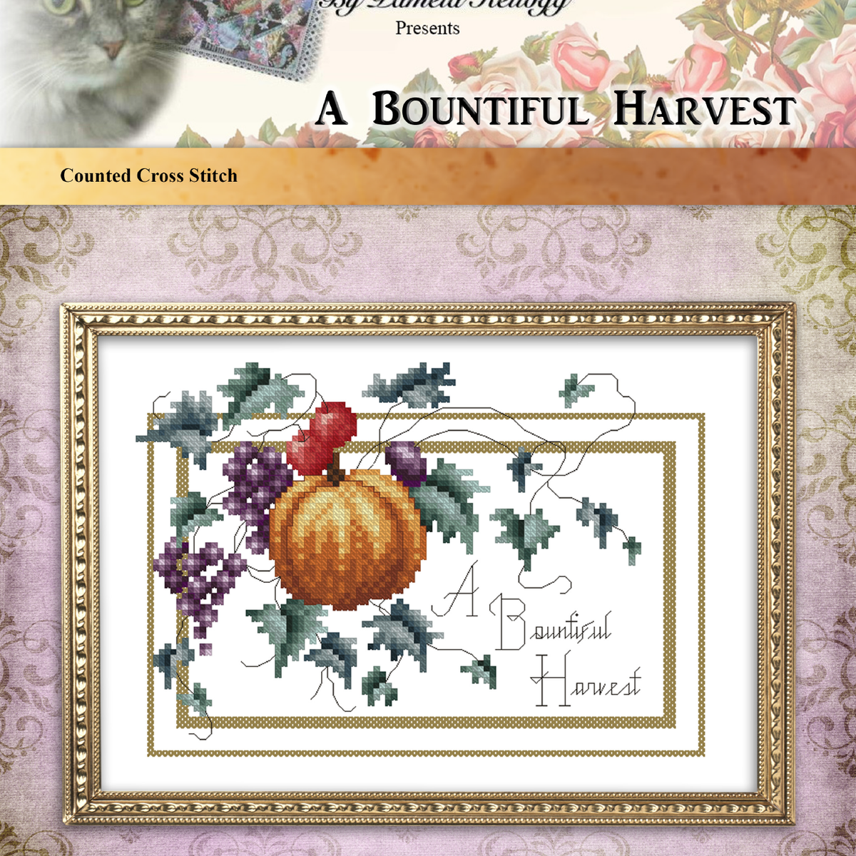 A Bountiful Harvest Cross Stitch Pattern – Craft Hatchery