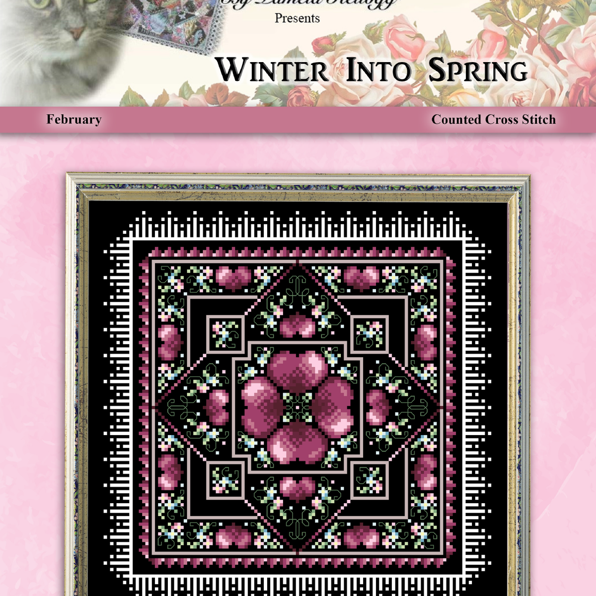 Winter Into Spring February Cross Stitch Pattern – Craft Hatchery