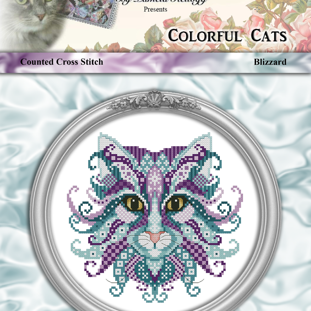 Colorful Cats Blizzard Cross Stitch Pattern – Craft Hatchery