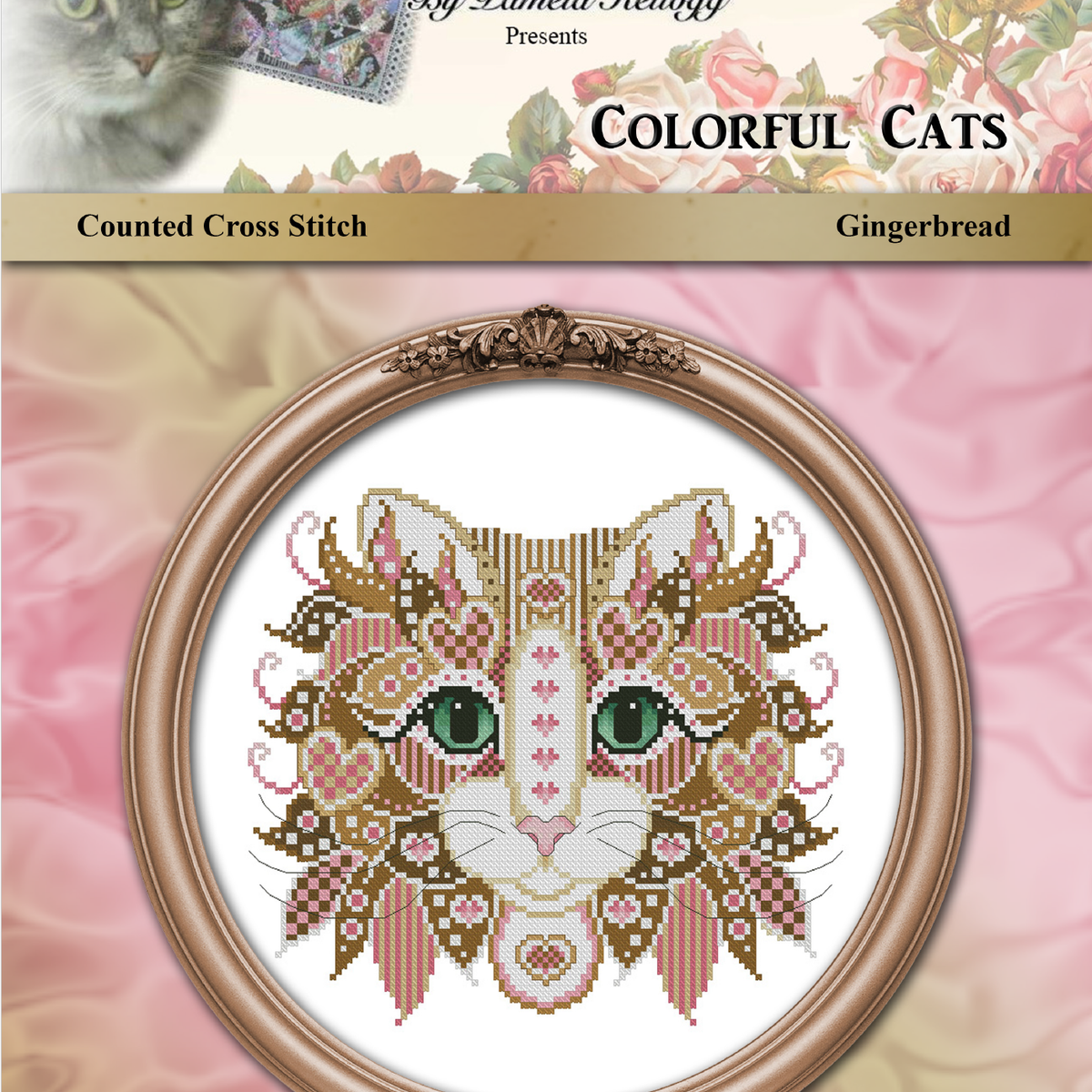 Colorful Cats Gingerbread Cross Stitch Pattern – Craft Hatchery