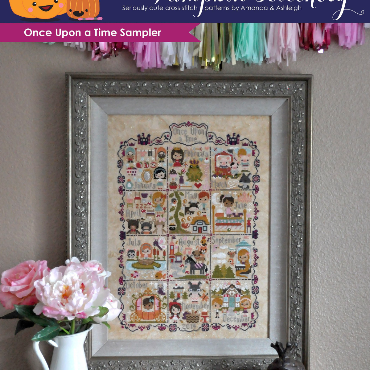 Once Upon a Time Sampler Cross Stitch Pattern – Craft Hatchery