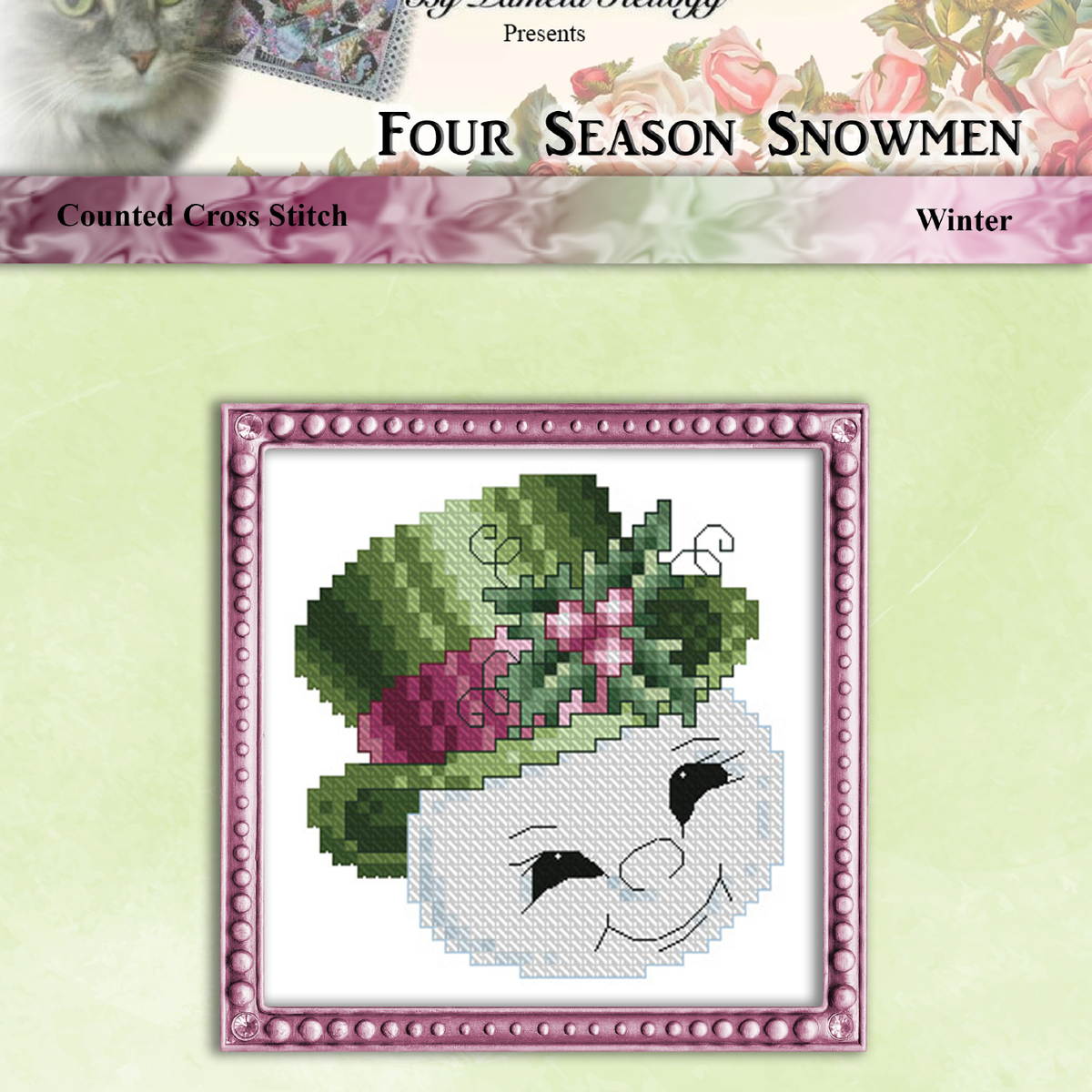 Four Season Snowmen Winter Cross Stitch Pattern – Craft Hatchery