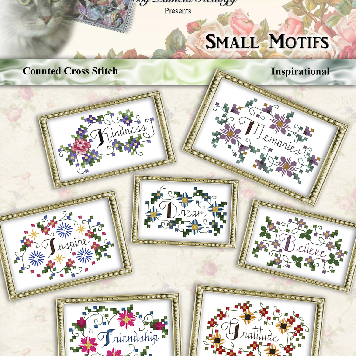 Small Motifs Inspirational Cross Stitch Pattern – Craft Hatchery