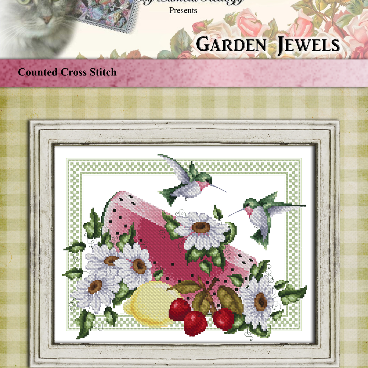 Garden Jewels Cross Stitch Pattern – Craft Hatchery