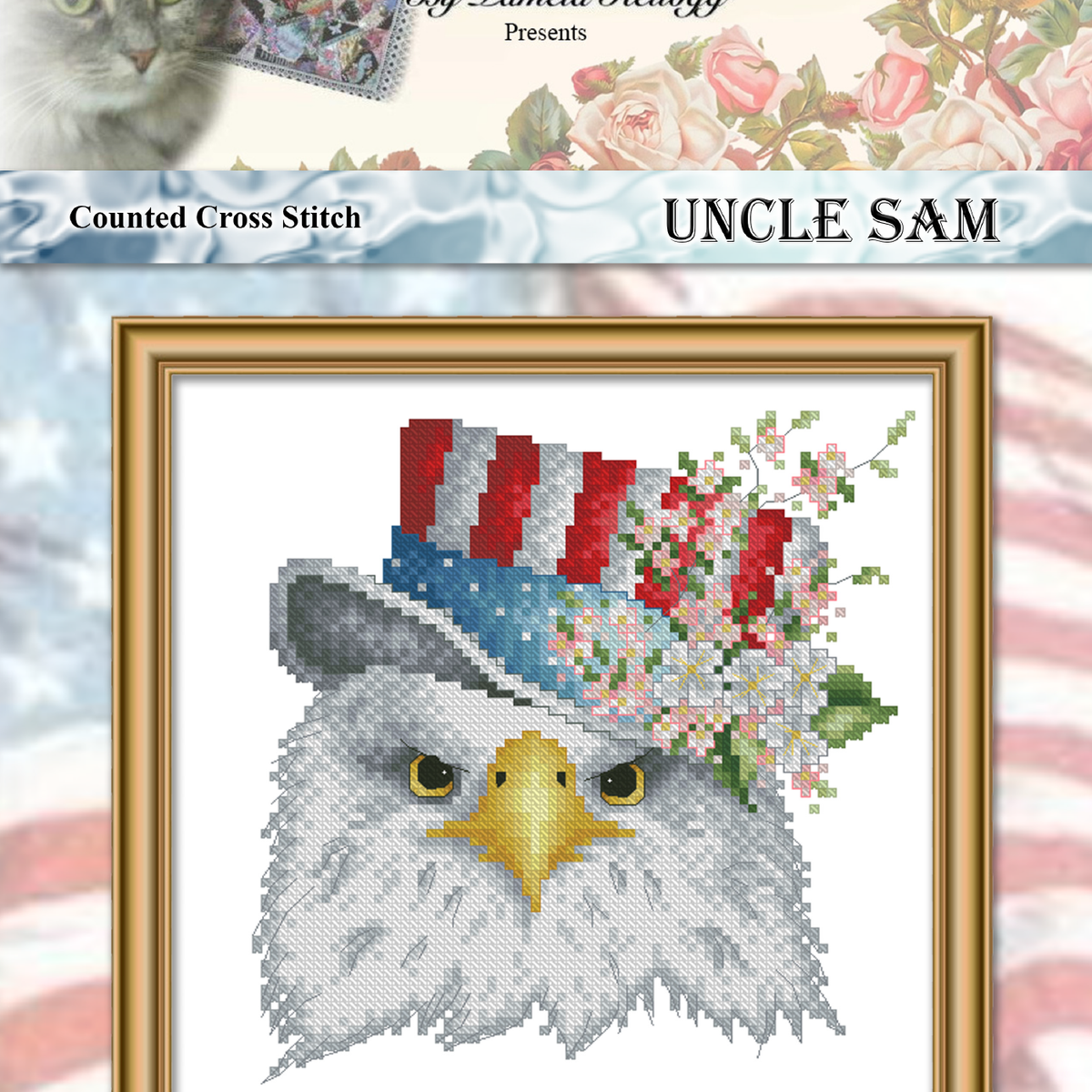 Uncle Sam Cross Stitch Pattern – Craft Hatchery