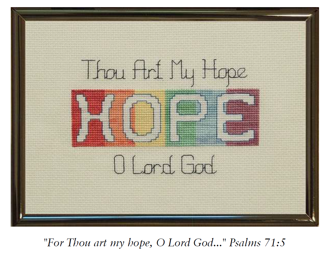 Hope Cross Stitch Pattern – Craft Hatchery
