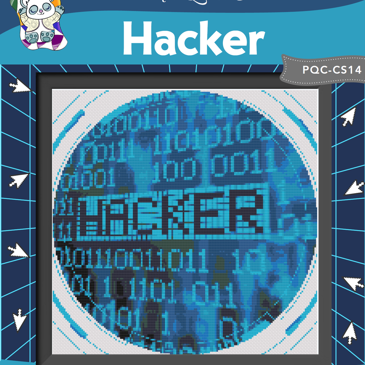 Hacker Cross Stitch Pattern – Craft Hatchery