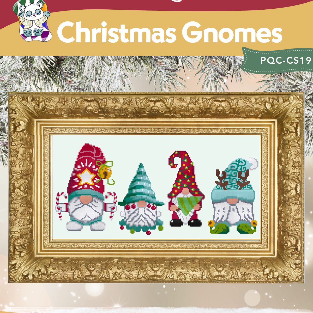 Christmas Gnomes Cross Stitch Pattern – Craft Hatchery