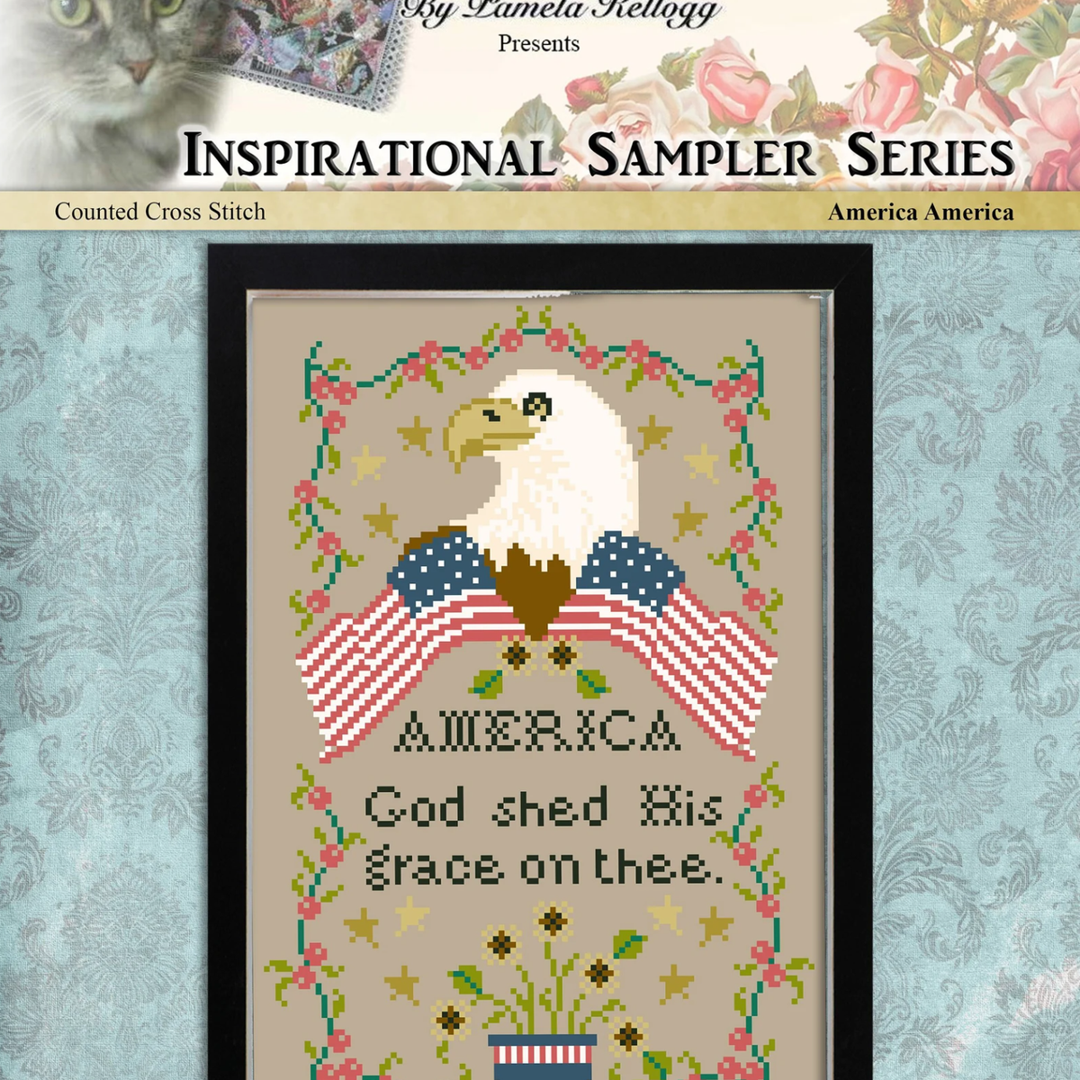 America America Cross Stitch Pattern – Craft Hatchery
