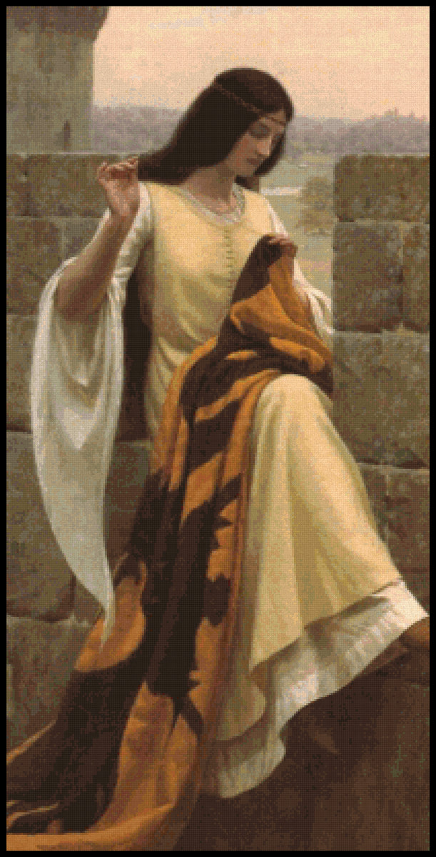 Stitching the Standard - Edmund Blair-Leighton Cross Stitch Pattern ...