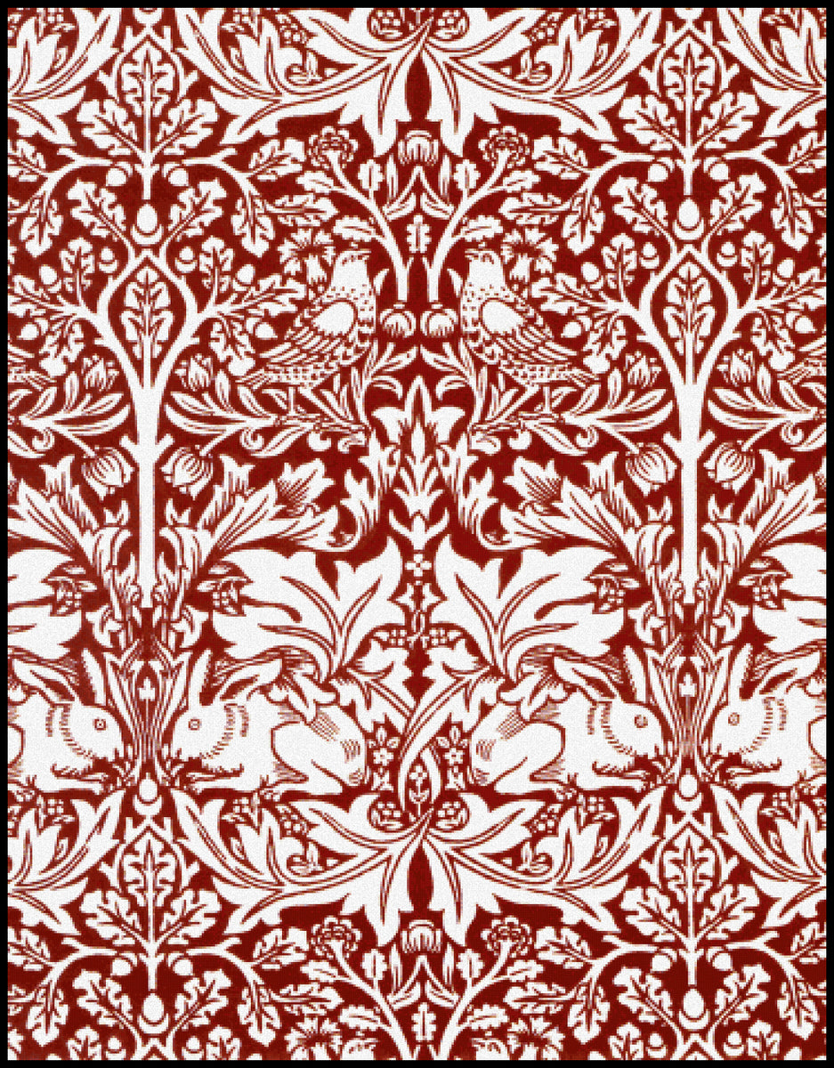 Brer Rabbit William Morris Cross Stitch Pattern – Craft Hatchery